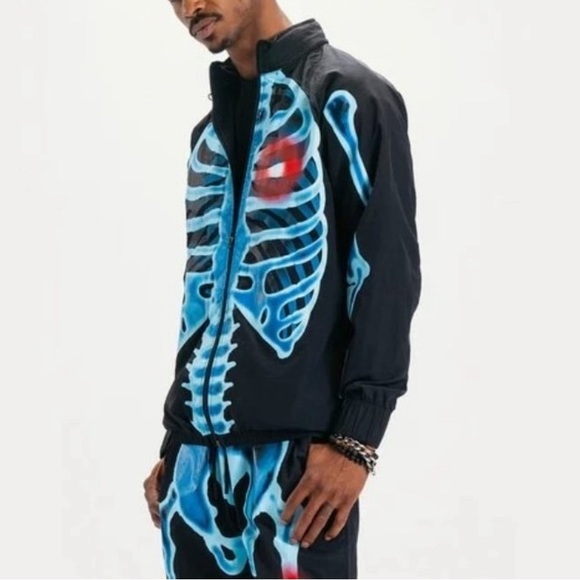 Market | Jackets & Coats | Nwt Market Injuries Track Jacket In Black ...